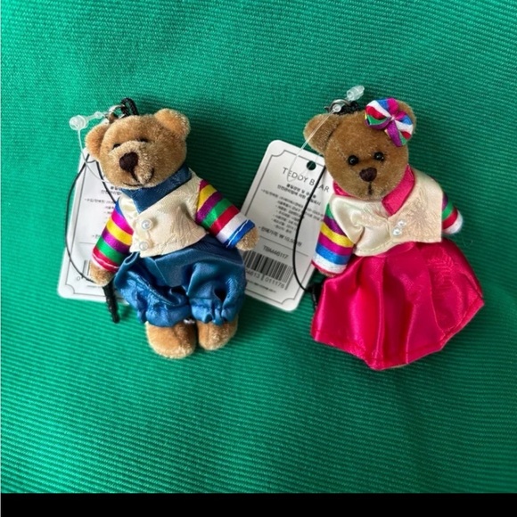 js & F korea | Toys | Korean Teddy Bear Mini Plush Boy And Girl Lot ...